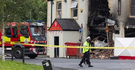 Man Dies When Car Smashes Into Pub And Bursts Into Flames After Police