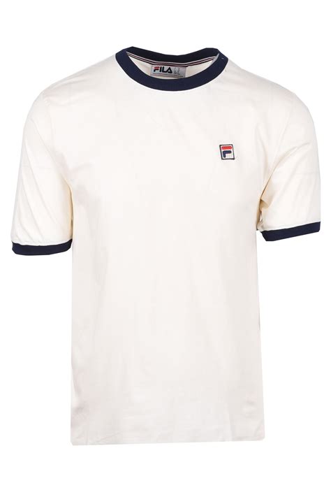 Fila Vintage Marconi Essential Ringer T Shirt Gardeniafila Navy