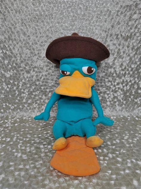 Disney Perry The Platypus Phineas And Ferb 15 Reversible Soft Toy £