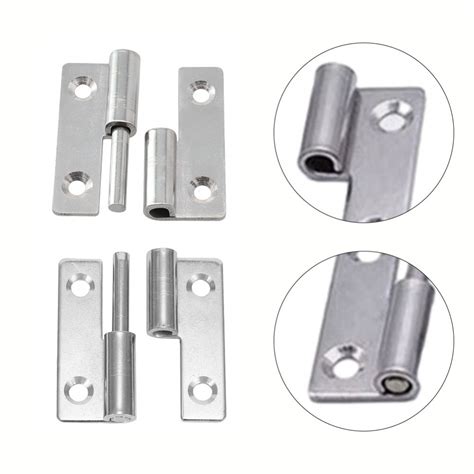 Removable Hinge Silver Slip Joint Detachable Door Detachable Hinge