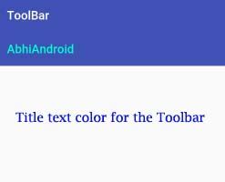 Toolbar Tutorial With Example In Android Studio Android Material