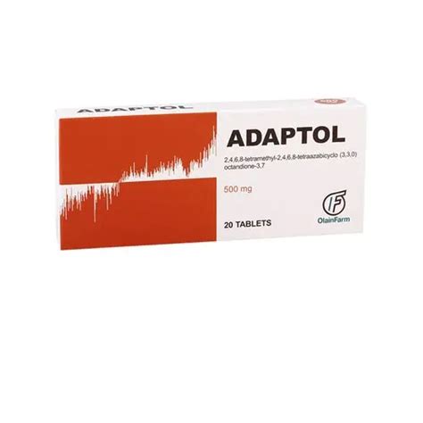 Adaptol 500 Mg 20 Tabletten Medovik Store De Gesundheitsprodukte