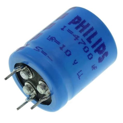 3 Pin Electrolytic Capacitor 4700µf 10v 85°c 222205054472 4700uf