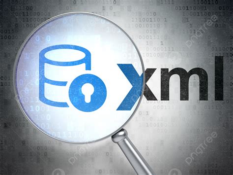 visualizing software secured database and xml using optical glass photo