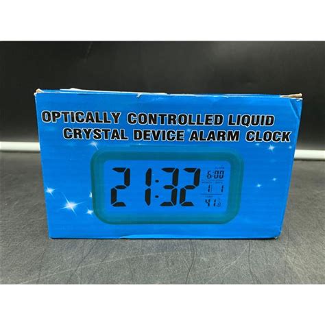 optically controlled liquid crystal device alarm clock