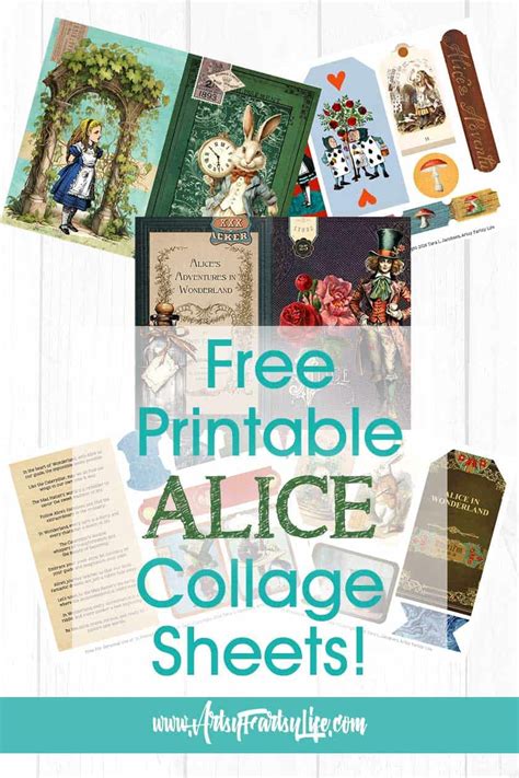 Free Alice In Wonderland Printables Archives