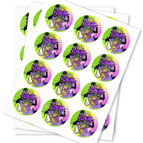 Cap Junky Strain Stickers Strain Labels Dc Packaging