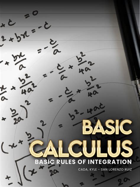 Basic Calculus 1 2 Pdf Integral Limit Mathematics