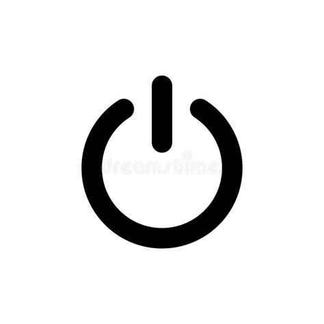 Power Icon Power Switch Icon Electric Power Stock Vector