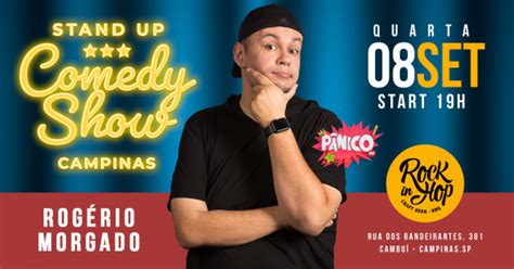 Stand Up Comedy Rog Rio Morgado Em Campinas Sympla