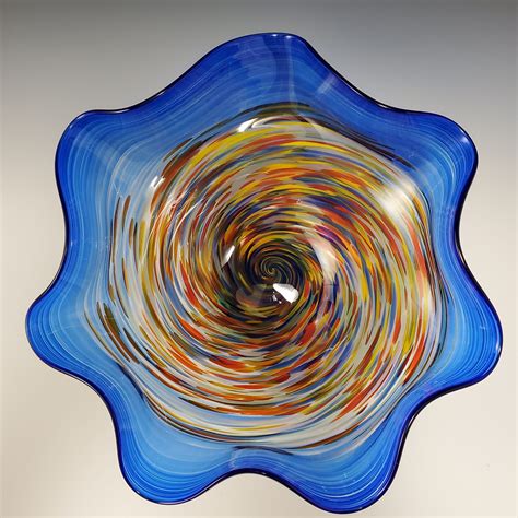 Primo Bowl Rosetree Blown Glass