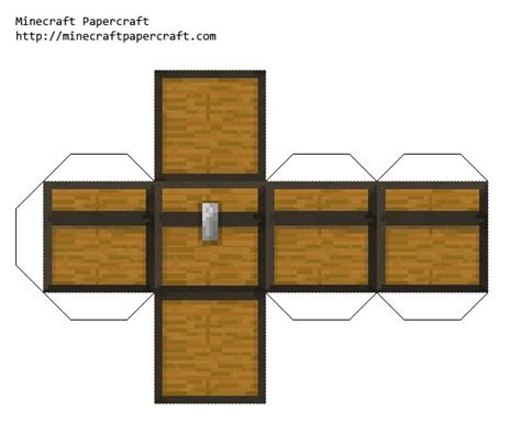 Chest Block Minecraft Blocks Minecraft Printables Minecraft