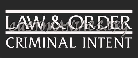 Law And Order Criminal Intent Dvd Covers And Labels By Customaniacs Id