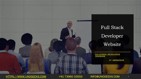 full stack developer website