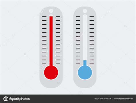 Thermometer Icon High Low Temperatures Stock Vector By ©gabrieuskal