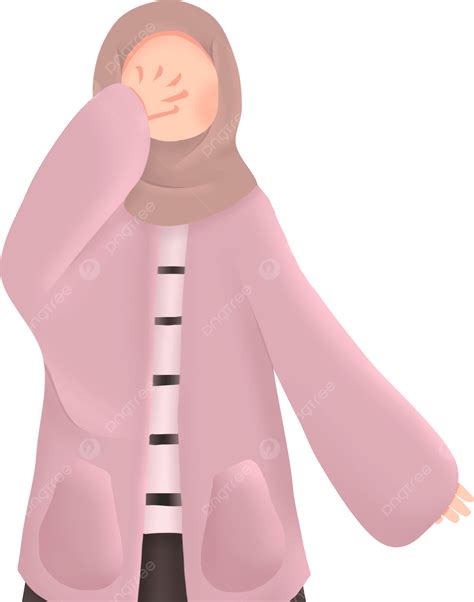 히잡을 쓴 귀여운 소녀 소녀 히잡 귀엽다 Png 일러스트 및 Psd 이미지 무료 다운로드 Pngtree