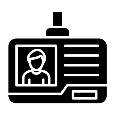 Premium Vector Vector Design Id Card Icon Style