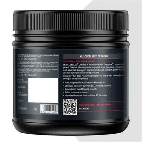 Muscleblaze Creapro Creatine With Creapure Powder Pack Of 250 Gms