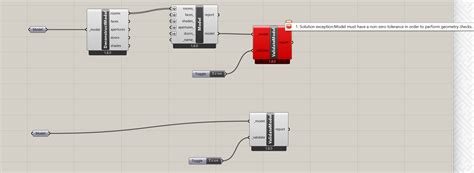 Model Not Validating Properly After Deconstructing The Model Rhino