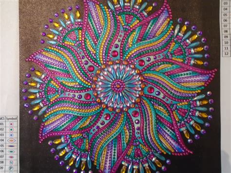 Pintura De Diamantes Mandala 5D Completa Imagen De Cristal De Etsy