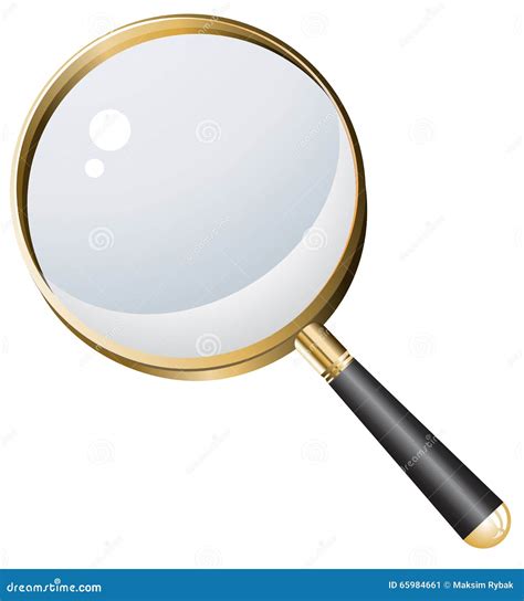 Magnifying Glass Vector Illustration Stock Vector Illustration Of