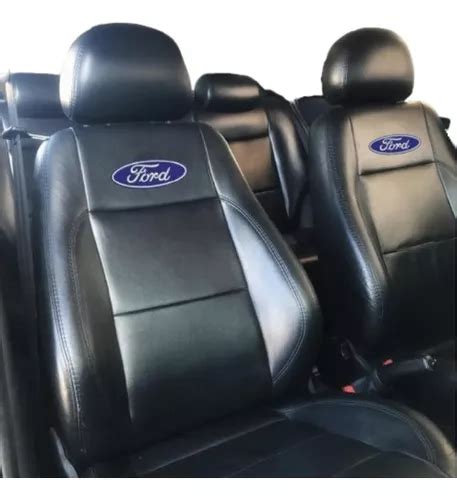Capa Banco Carro 100 Couro Ford Fiesta Hatch 08 09 10 11 12