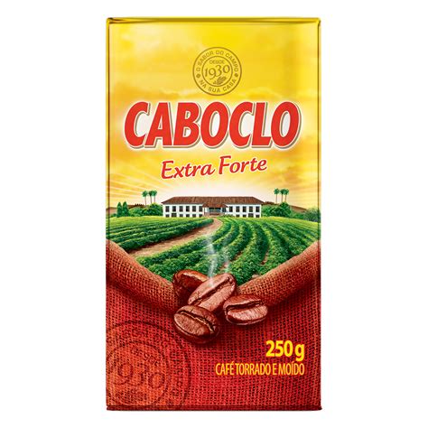 CafÉ Torrado E MoÍdo A VÁcuo Extraforte Caboclo Pacote 250g Gtinean