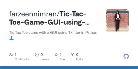 Github Farzeennimran Tic Tac Toe Game Gui Using Tkinter Python Tic Tac Toe Game With A Gui