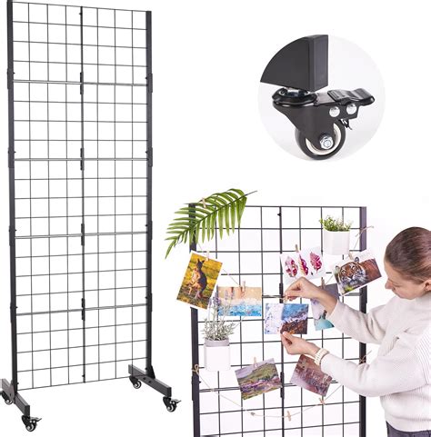 Odoxia 1 Pack Grid Wall Black Metal Display Rack Nepal Ubuy