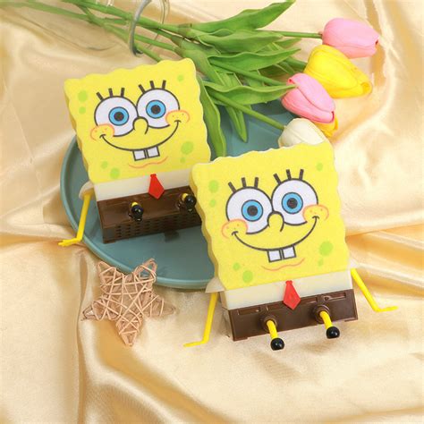 Spongebob Squarepants Drain Rack Cute Kitchen Dishwashing Sponge Rack