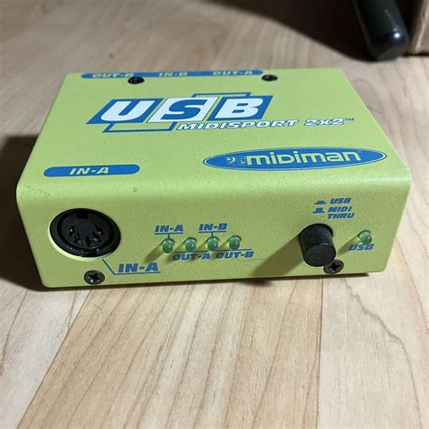 Midiman Usb Midisport 2x2 Midi Interface Free Shipping Reverb