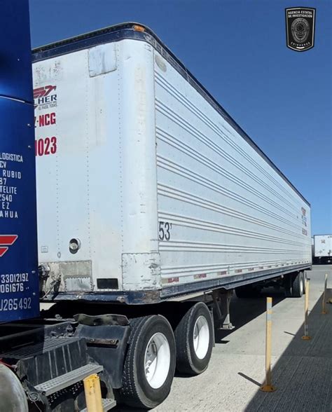Asegura Aei Dos Cajas De Tráiler En La Colonia Ejido Senecú En Ciudad
