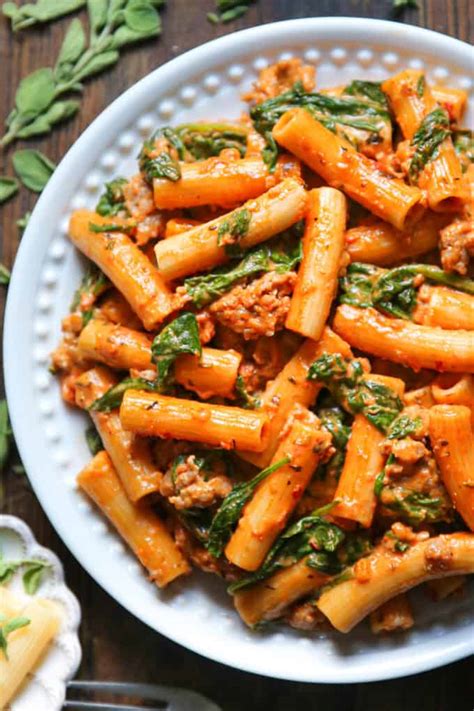 Creamy Sausage Rigatoni One Pot 30 Minute Meal Julias Album
