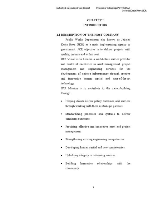 Contoh Report Internship Uitm Internship Report Uitm Yosia Zevi