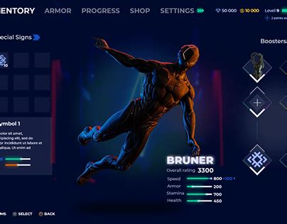 Game Inventory UI Behance