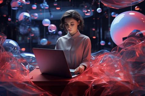 Premium Photo Abstract Visualization Of A Personal Assistant