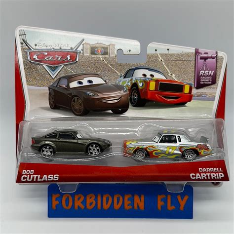 Disney Pixar Cars Movie Rsn Two Pack Bob Cutlass And Darrell Cartrip
