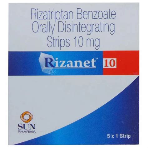 Rizatriptan 10 Mg Tablets At ₹ 90strip Pain Killers In Nagpur Id