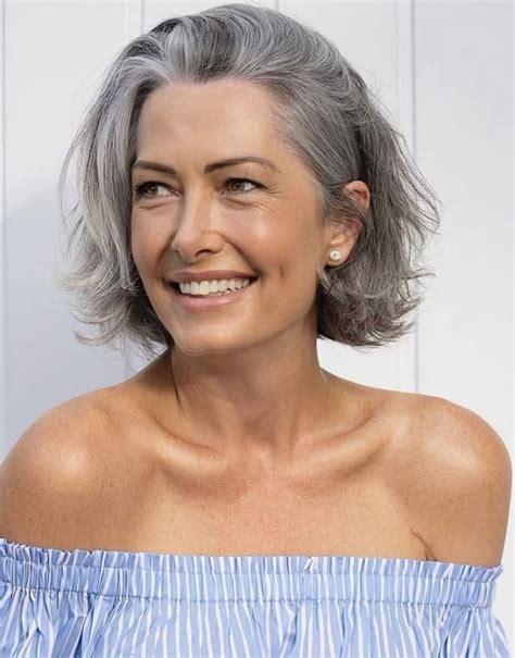 Grey Hair Styles For Women Trendy Short Hair Styles Thick Hair Styles