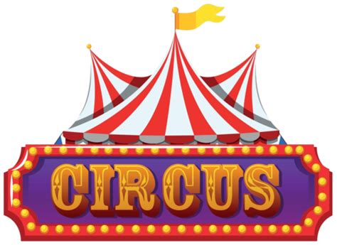 An Isolated Circus Banner Chair Illustration Sign Vector Chair