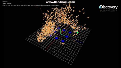 3d Flocking Simulation Computer Graphics Class Youtube