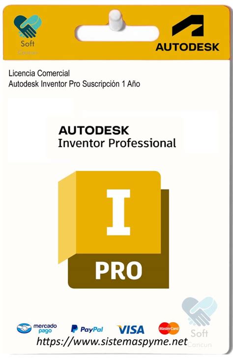 Autodesk Inventor Profesional Commercial 1 Year Licencias Software