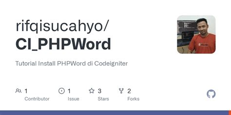 Github Rifqisucahyociphpword Tutorial Install Phpword Di Codeigniter