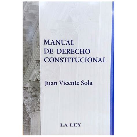 Manual De Derecho Constitucional Sola