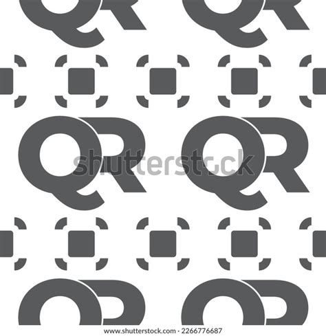 Qr Code Seamless Pattern Symbol Background Stock Vector Royalty Free 2266776687 Shutterstock