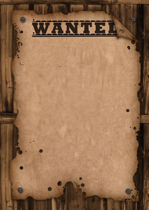 Wanted Template By Maxemilliam On Deviantart