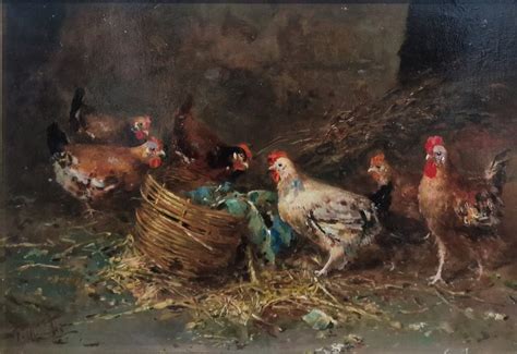 Tito Pellicciotti 1871 1950 Interno Di Ovile Catawiki