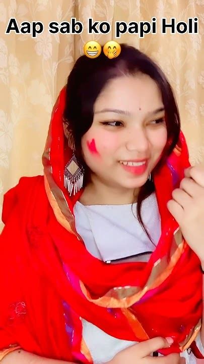 Aap Sab Ko Papi Holi🤭 Shortvideo Explorepage Funny Acting Bhabhijigharparhain Treandingshort