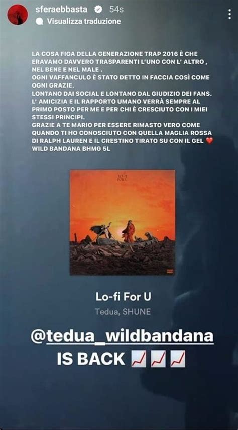 Testo E Significato Di Lo Fi For U Tedua Canta La Generazione Trap Di Bimbi Cresciuta Senza Padri