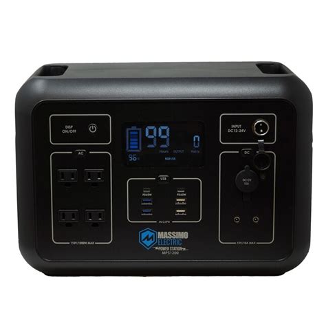 Massimo Mps 1200 Watt Portable Power Station In The Portable Power